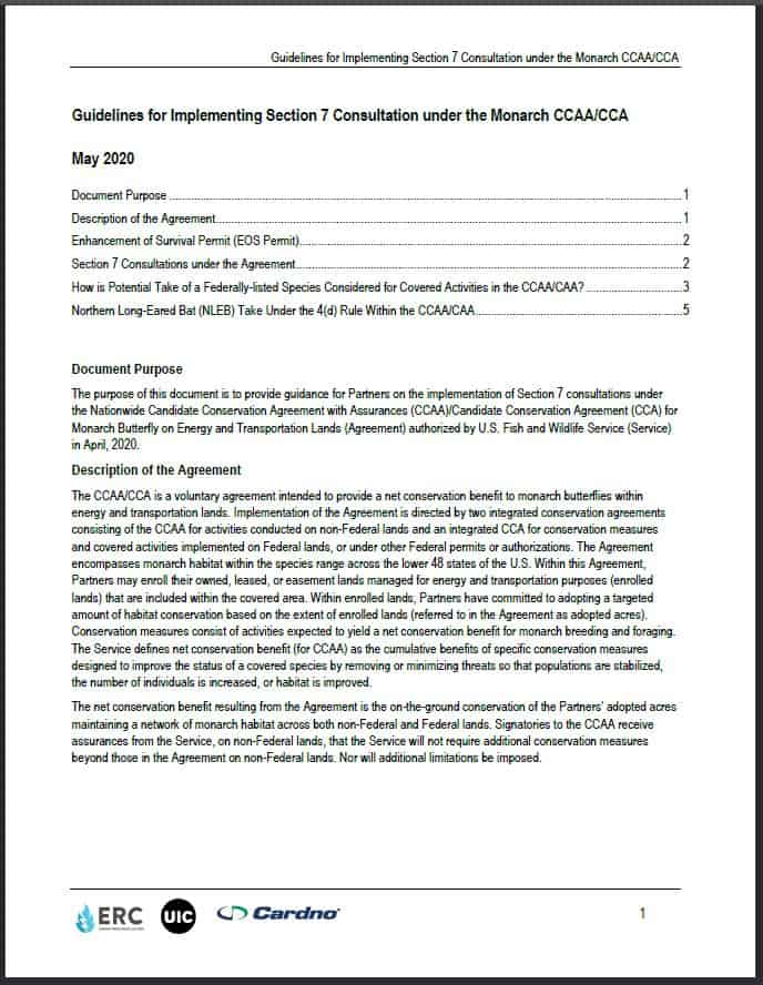 Guidelines for Implementing Section 7 Consultation - Rights-of-Way as ...